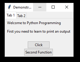 Creating Tabs in Tkinter – The Indissoluble